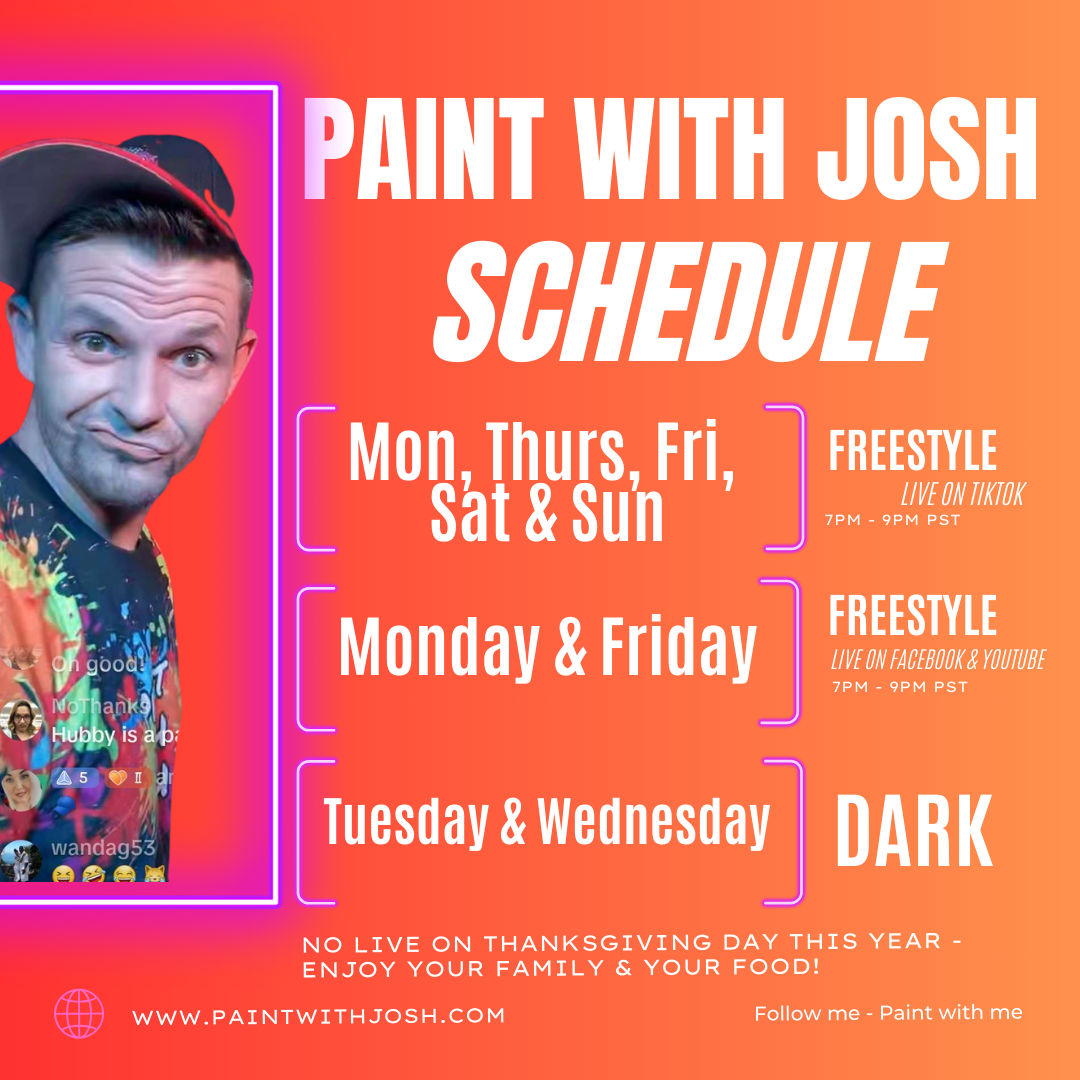 Schedule – Paint With Josh