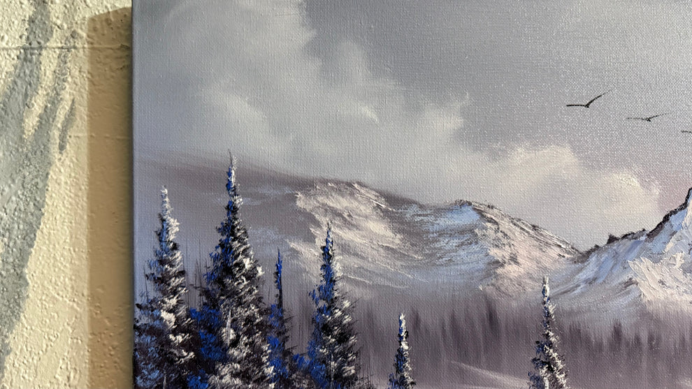 Painting #2264 - 18x24" Canvas - WHISPERS OF WINTER painted 1-31-26 ...